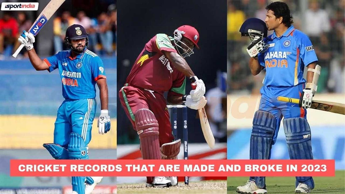 What are the cricket records, made and broke in 2023? | by teerresults ...