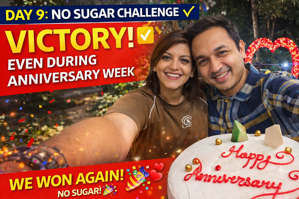 🌿 Day 9 — No Sugar Challenge Update (Anniversary Week Special) | by ...