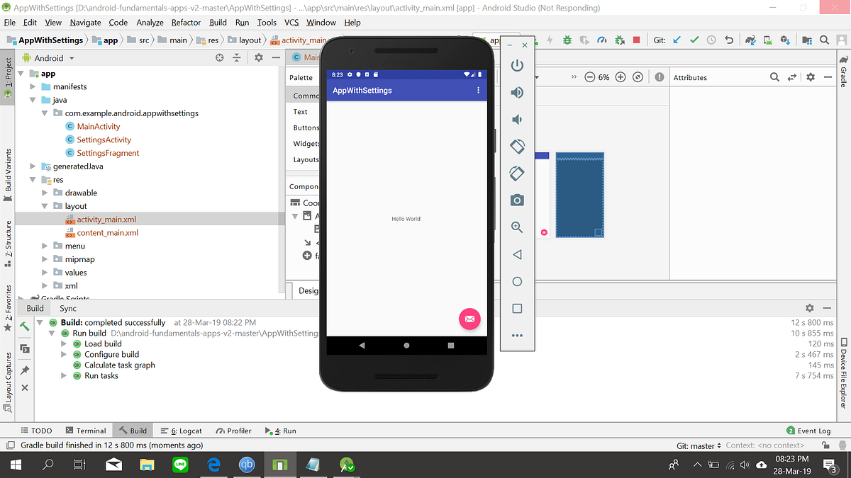 9.2: App settings. 1.1 Create the project and add the xml… | by Rachma ...