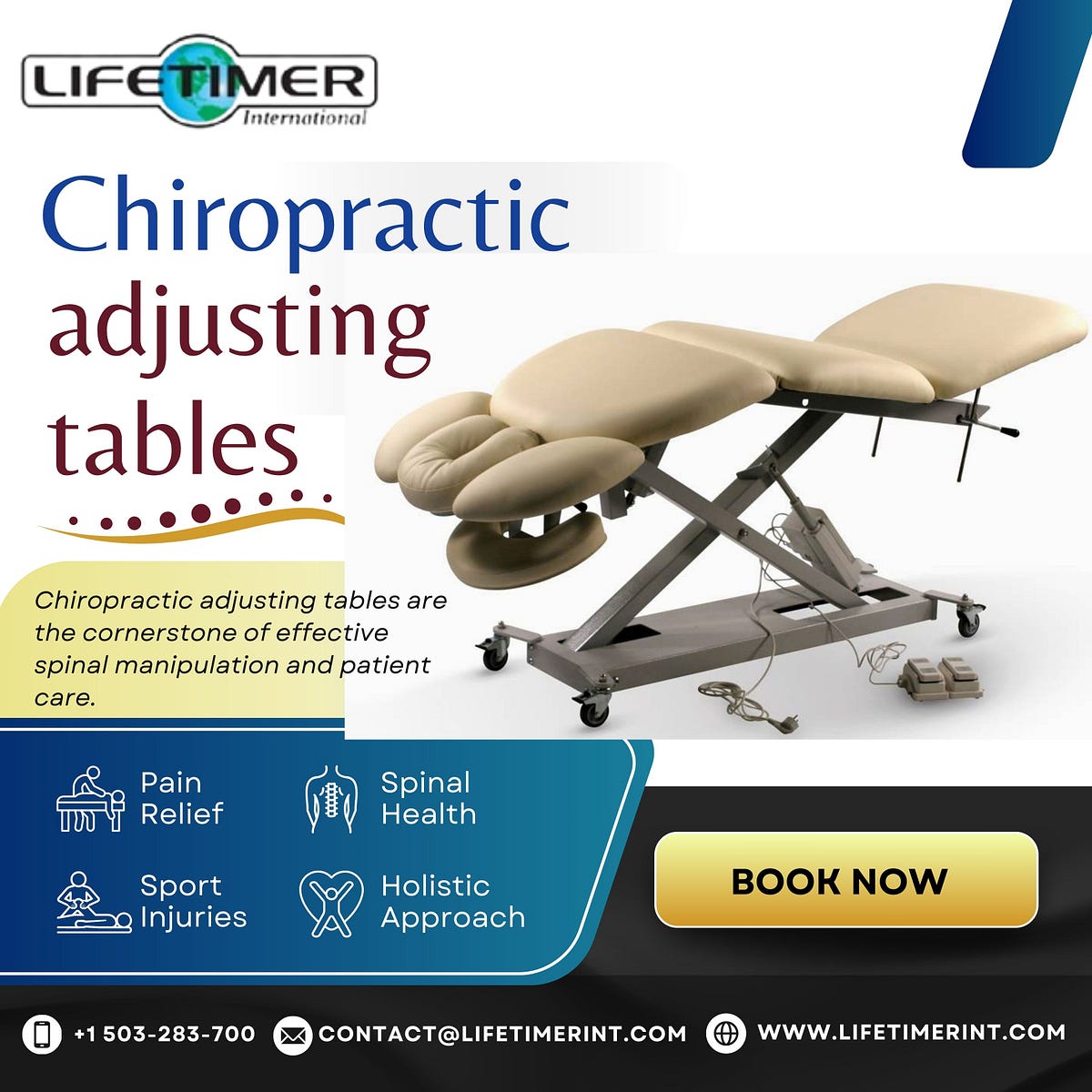 Affordable Chiropractic Adjusting Tables for Sale: Quality Meets Value - Life Timerinc - Medium