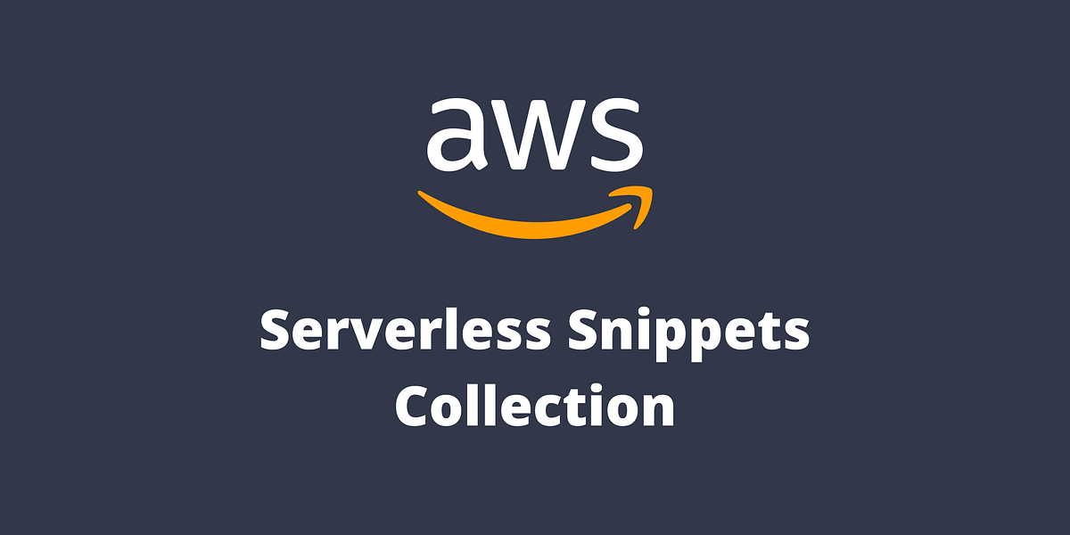 AWS Introduces the Serverless Snippets Collection | by Akanksha Rana | KloudMate