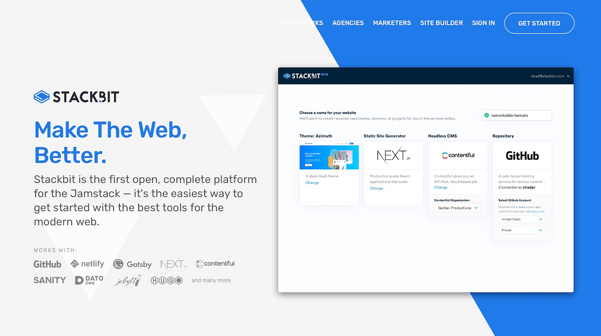Stackbit으로 Jamstack 시작하기. 요즘 Jamstack의 인기가 높죠. 다양한 Jamstack 솔루션들을… | by Sukjoon Kim ...