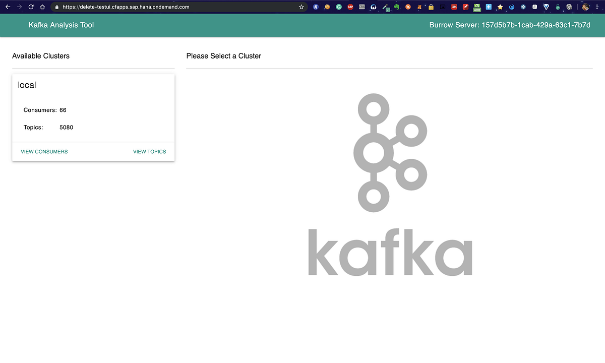 Monitoring Kafka instance on cloudfoundry | by Vishwanath Kulkarni | Medium