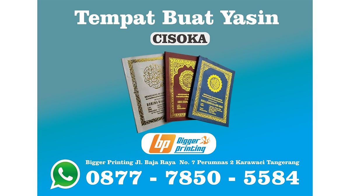 BEST PRICE, Wa./Call. 0877–7850–5584, Tempat Buat Yasin CISOKA ...