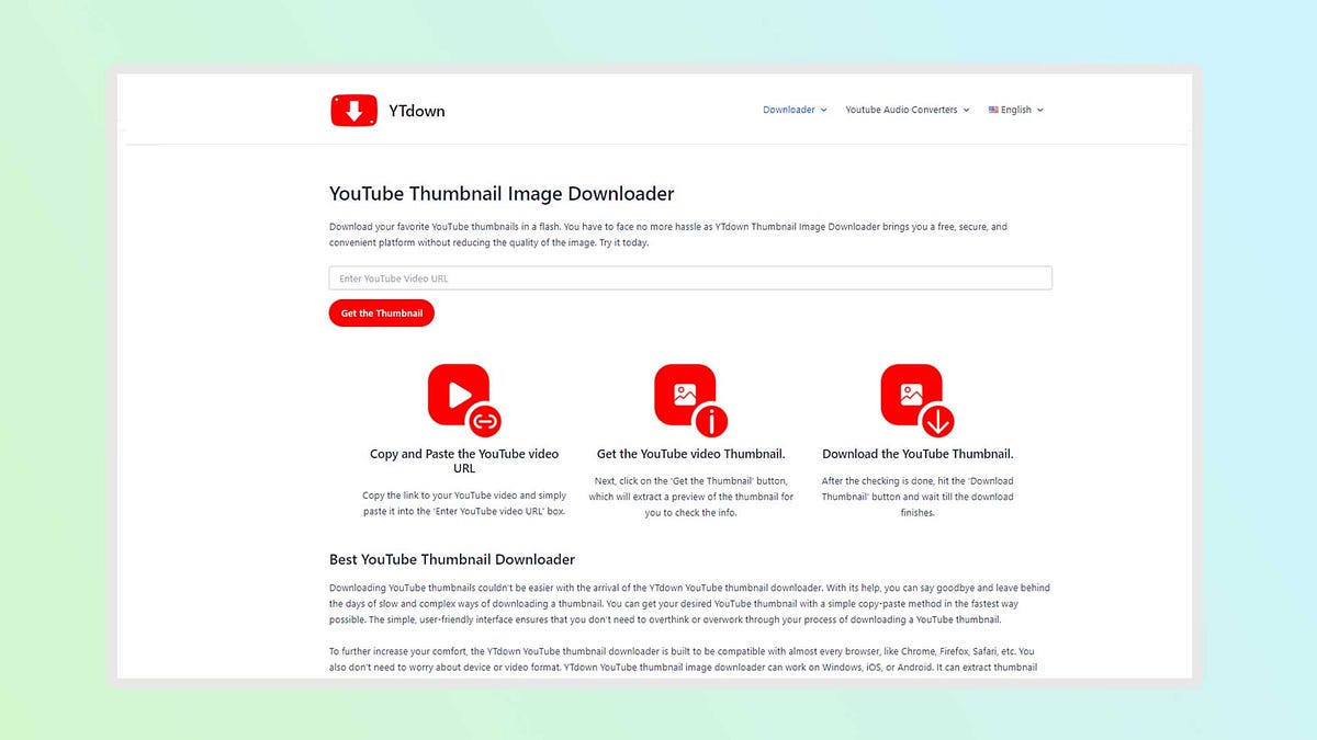 How to Easily Download YouTube Thumbnails with YTDown | by Countee Dru ...