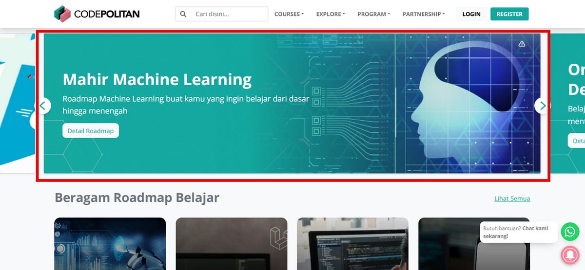 UI/UX Portfolio — Study Case Redesign Codepolitan (Situs Belajar Coding) | by Riani BM | Medium