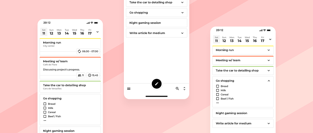 UI Design Case #1: A scheduling app for busy millennials (Part 2) | by ...