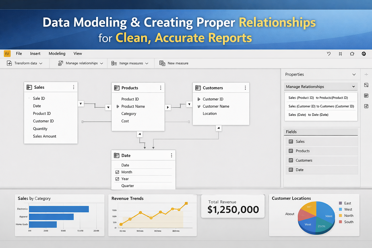 Power BI for Learners—Part 7: Data Modeling and Creating Proper Relationships for Clean ...