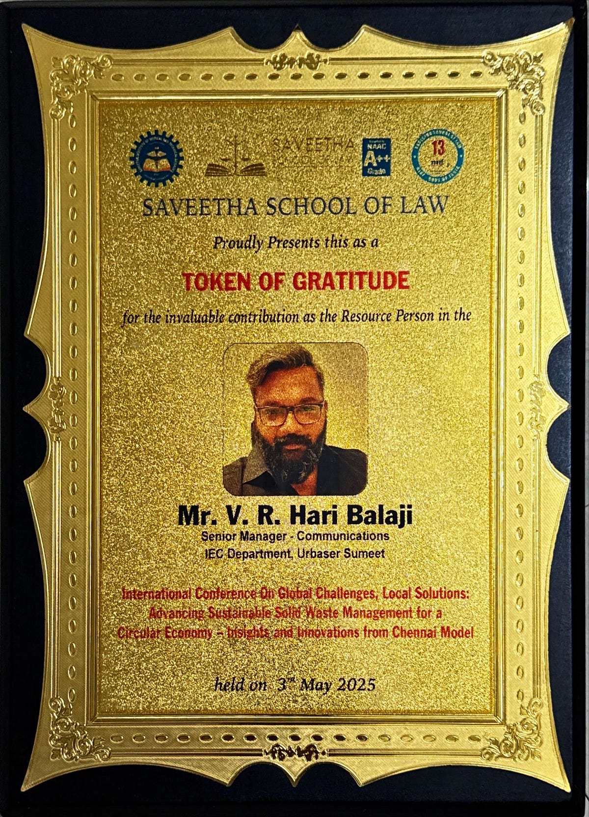 When the world claps, pause. Reflect. Then get back to building it ...