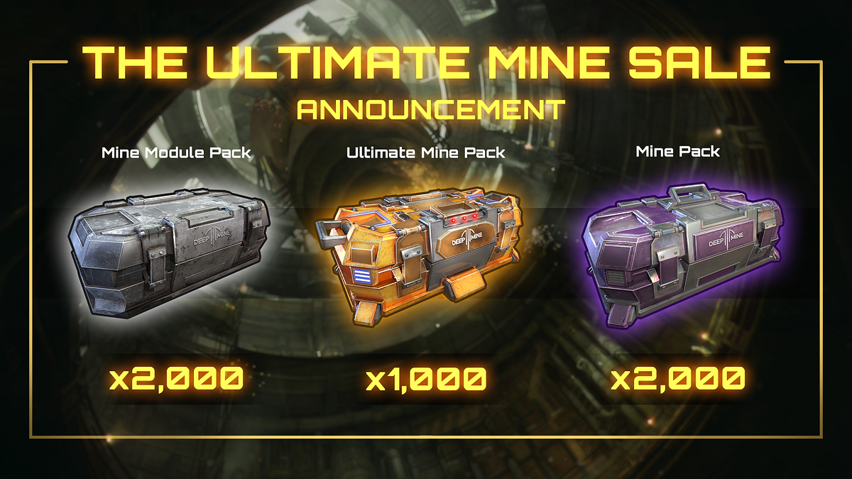 The Ultimate Mine Sale Announcement | by DeepMine | Medium