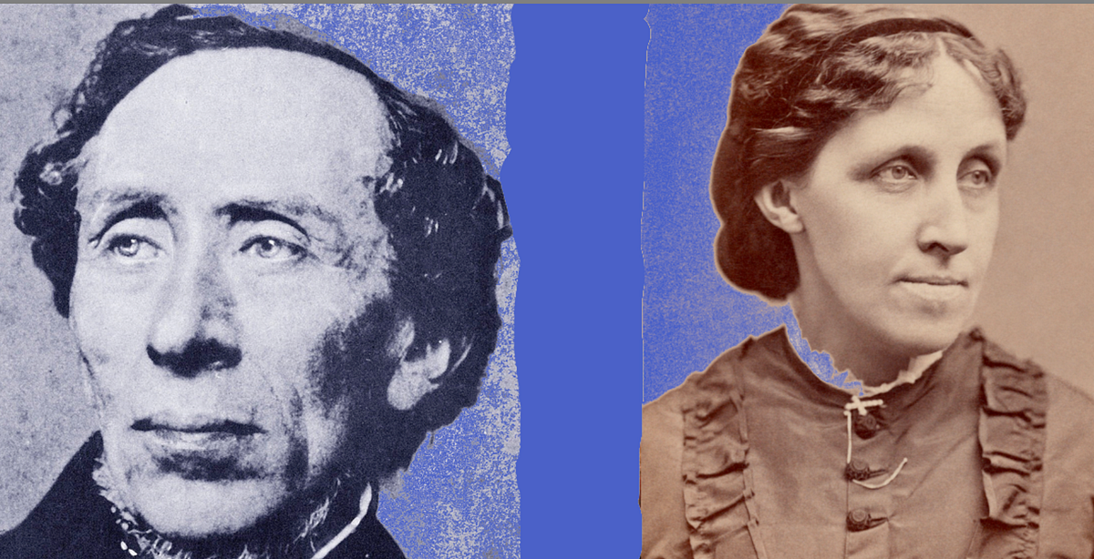 Louisa May Alcott and H.C. Andersen | by Illuminati Ganga Agent 86 ...