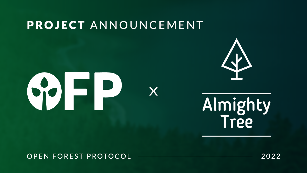 Almighty Tree uses OFP to monitor its fast-growing forestation ...