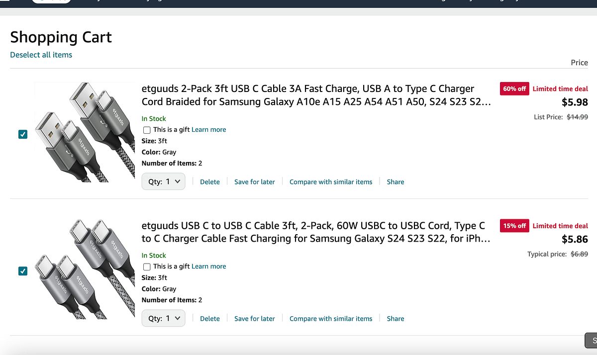 Reimagining Amazon’s Shopping Cart: A User-Centric Redesign” | by ...