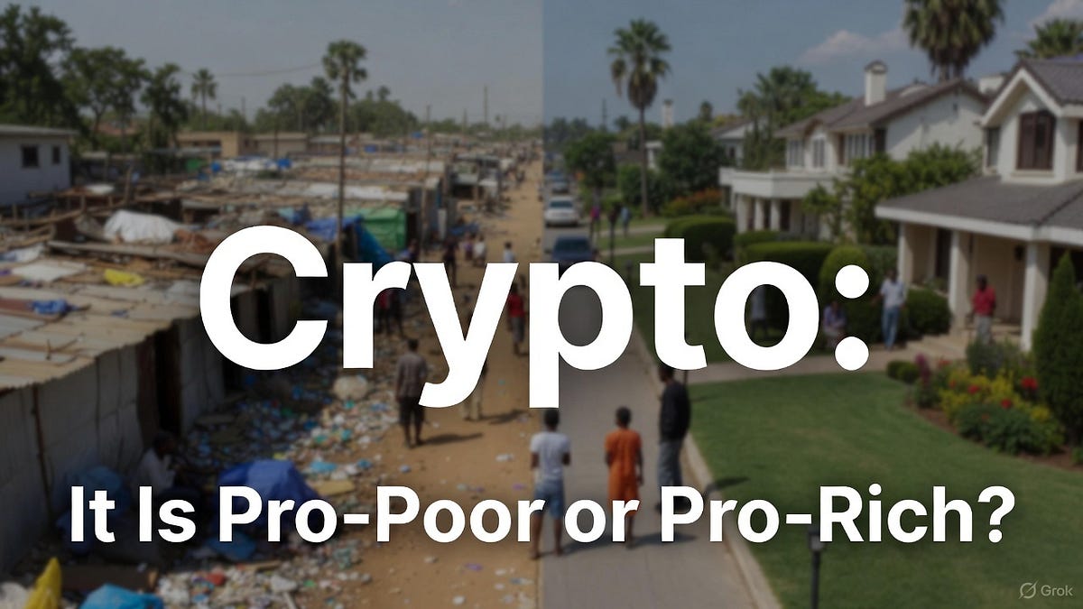 Crypto: Is It Pro-Poor or Pro-Rich? | by ecxx.com | Nov, 2025 | Medium