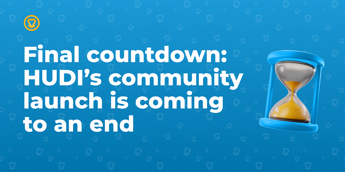 WeeklyUpdates 🗞️ Final Countdown: HUDI’s community launch is coming to ...