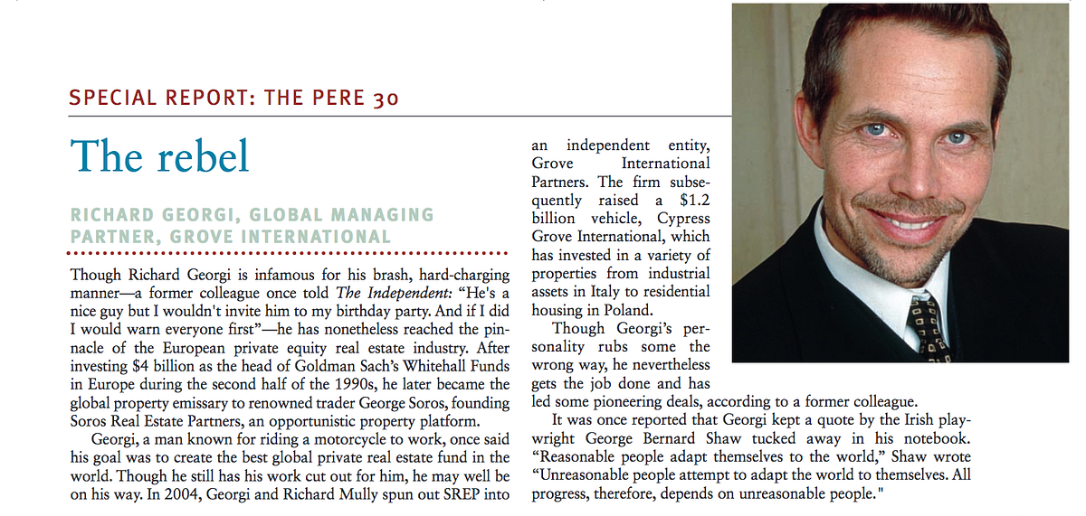 Richard Georgi of Alpine Grove Partners named one of the 30 most ...