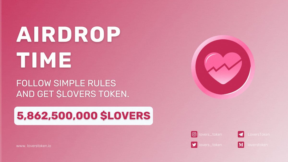Airdrop Contest. Good news to everyone! | by LOVERS | Medium