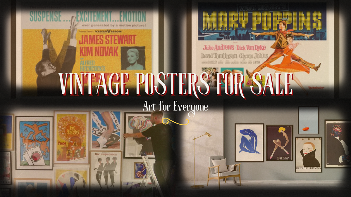 Vintage Posters for Sale — Art for Everyone | by Printed Originals ...