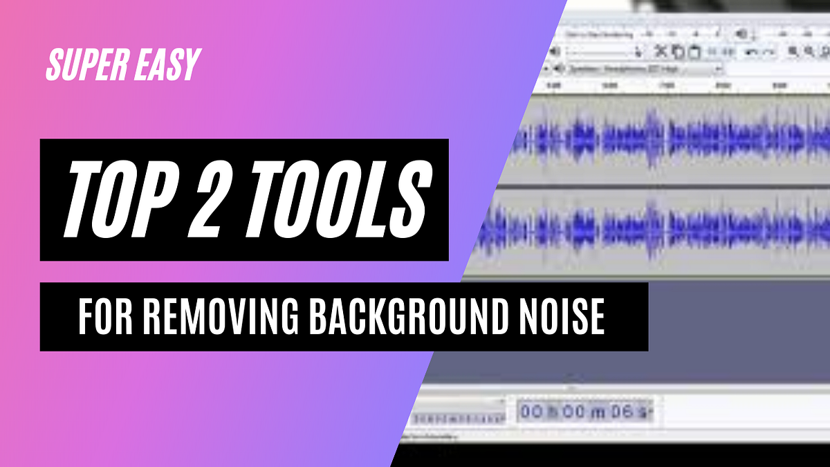 How to remove background noise from video || 2 Free tools for noise ...