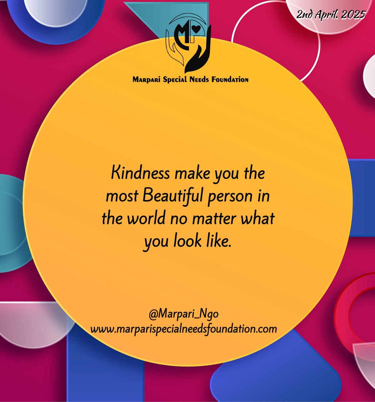 Kindness - Marpari Special Needs Foundation - Medium