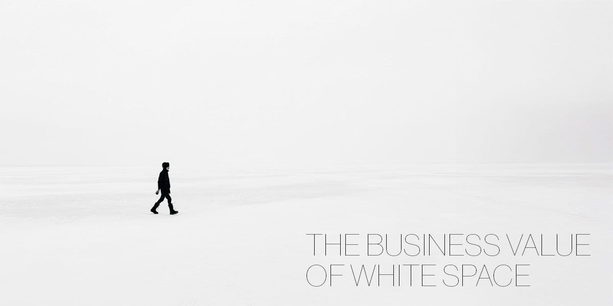 UX for execs: the business value of white space | by Jake Miller ...