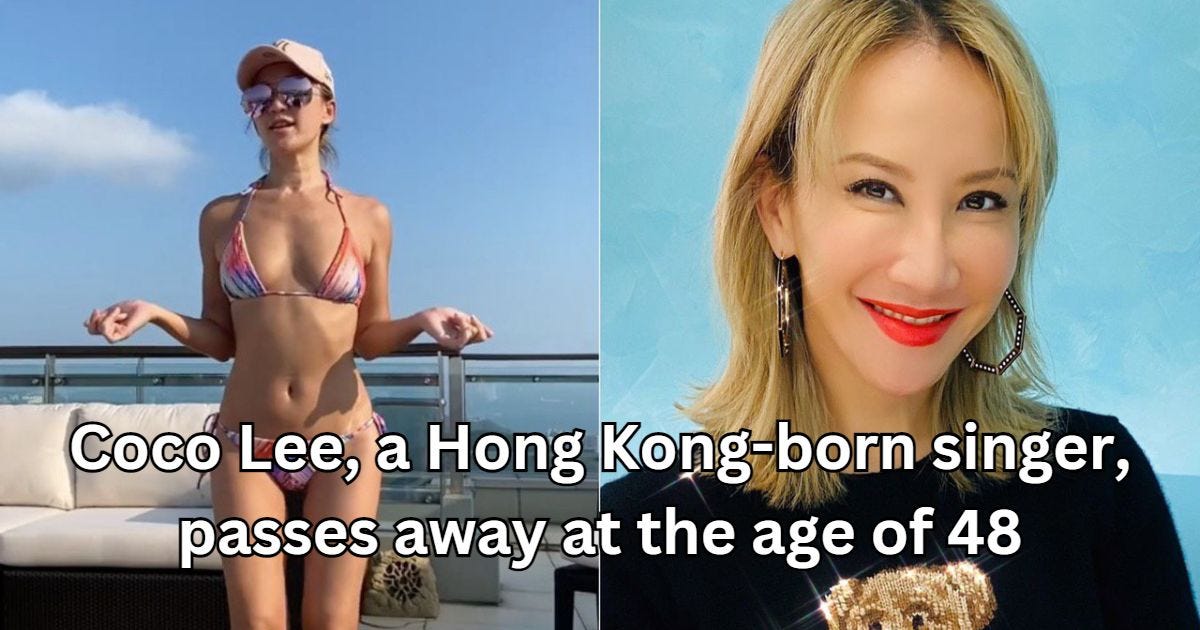 Coco Lee, a Hong Kong-born singer, passes away at the age of 48 | by Global Star News | Medium