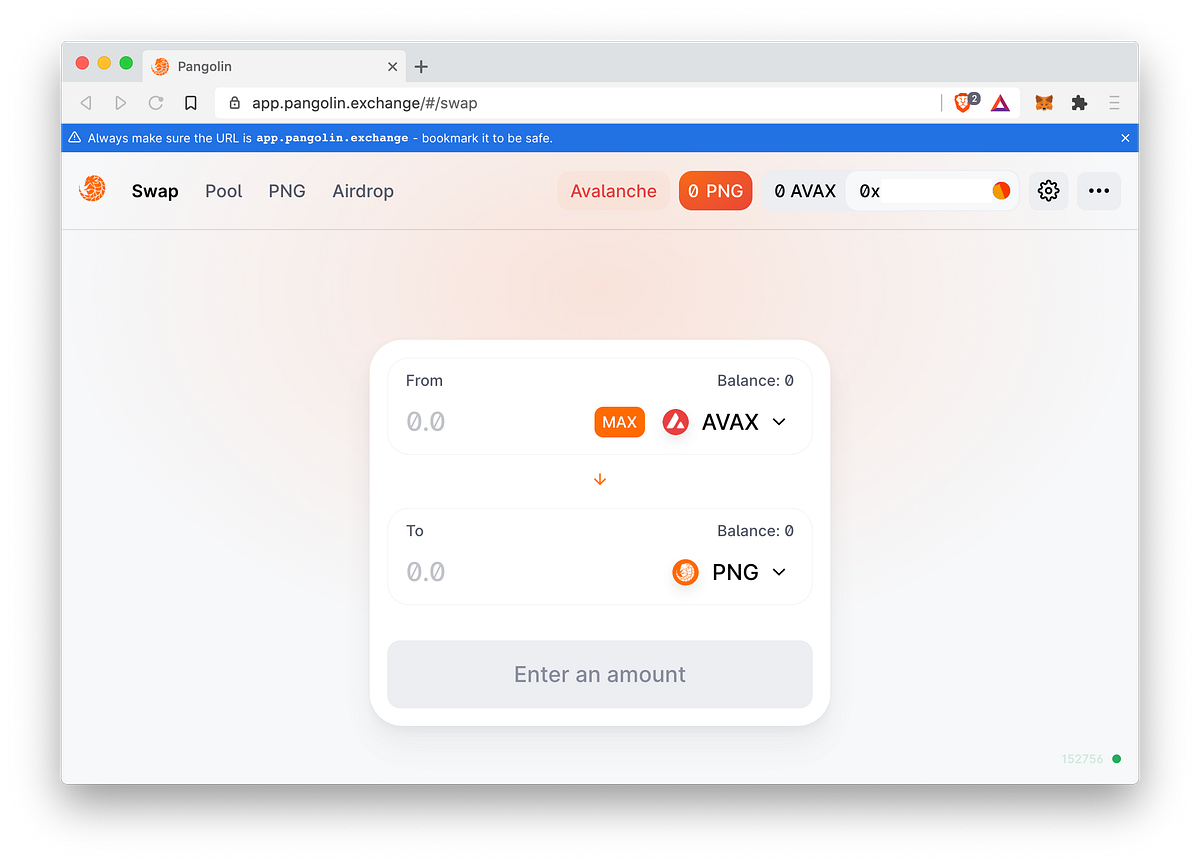 Claiming AVAX PNG Token Airdrop — First Experience with Pangolin DEX (Uniswap for Avalanche ...