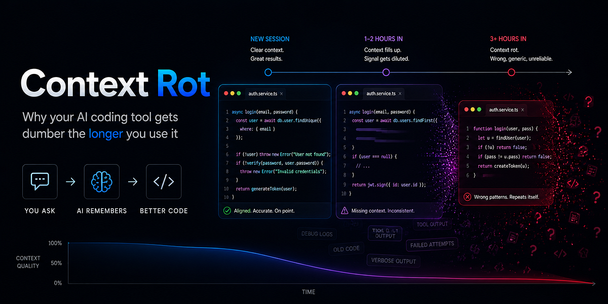Context Rot: Why Your AI Coding Tool Gets Dumber the Longer You Use It ...