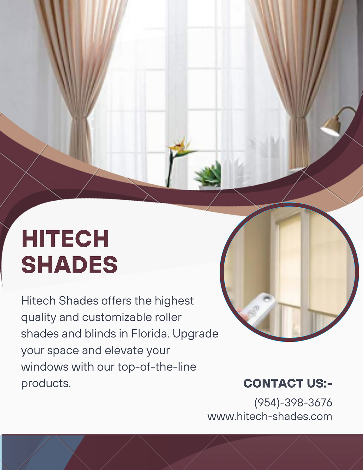 Discover the Benefits of Hitech Shades’ Top-of-the-Line Roller Shades and Blinds - Hitechshades ...