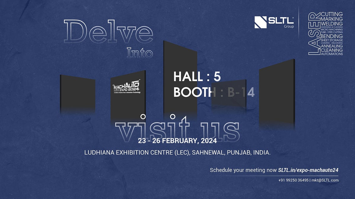 MachAuto Expo 2024: SLTL Group will showcase Cutting-Edge Innovations in Laser Technology | by ...