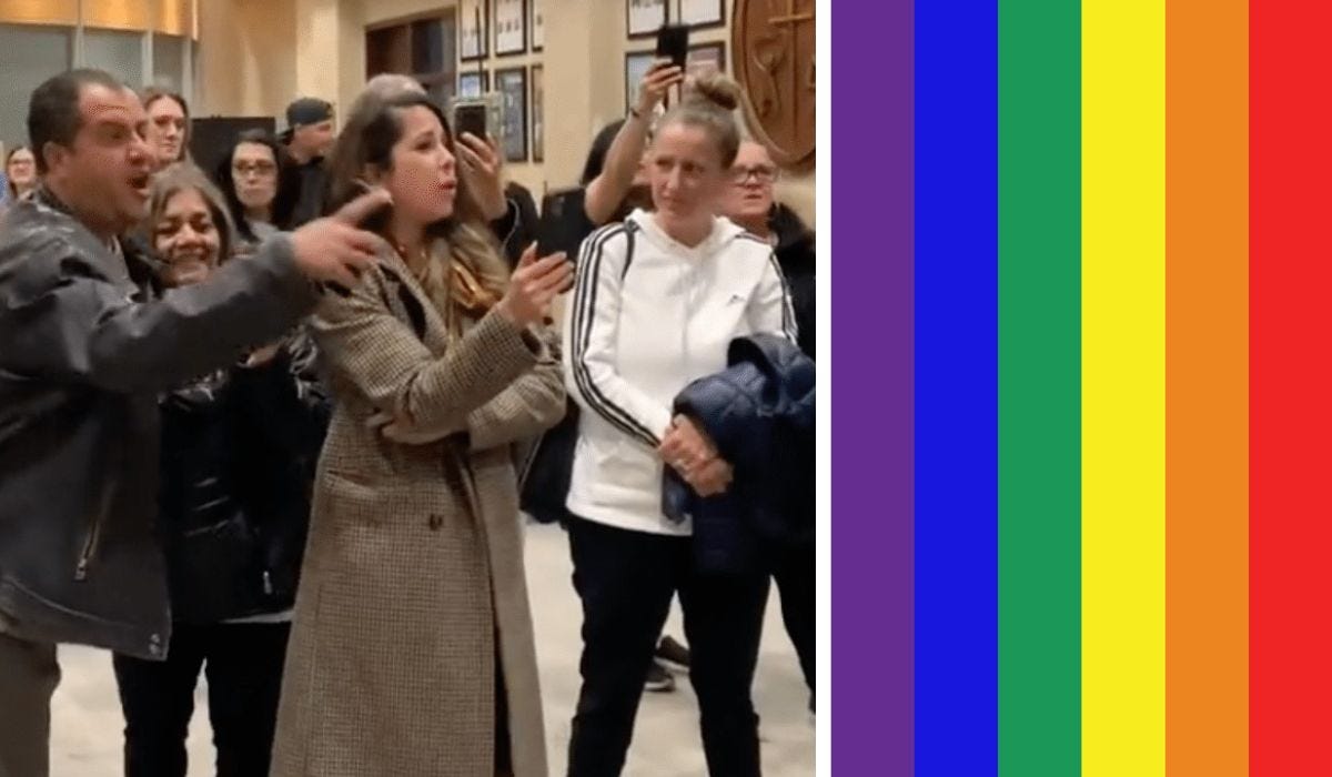 Man Defecates on NYC Restaurant Pride Flag, Pride Under Attack ...