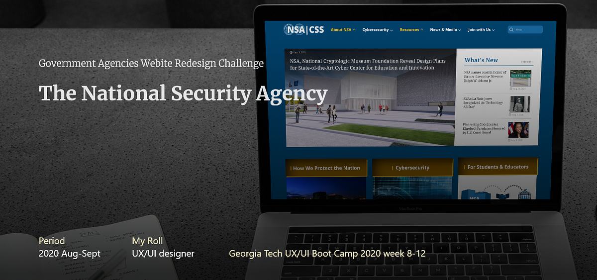 Case Study — NSA: Government Agencies Site Redesign Challenge | by ...
