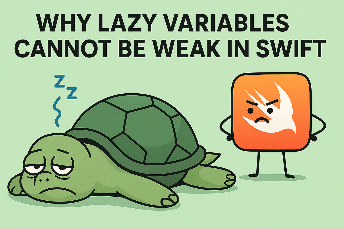 Why Lazy Variables Cannot Be Weak In Swift By Mobile App Developer Jul 2025 Medium 9305