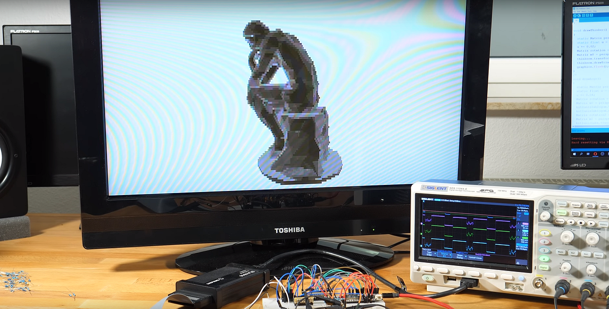 Render 3D Models with an ESP32 Microcontroller That Uses VGA | by Cabe ...