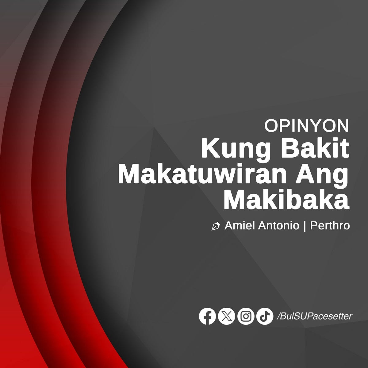 Kung Bakit Makatuwiran Ang Makibaka | by Pacesetter Newsroom ...