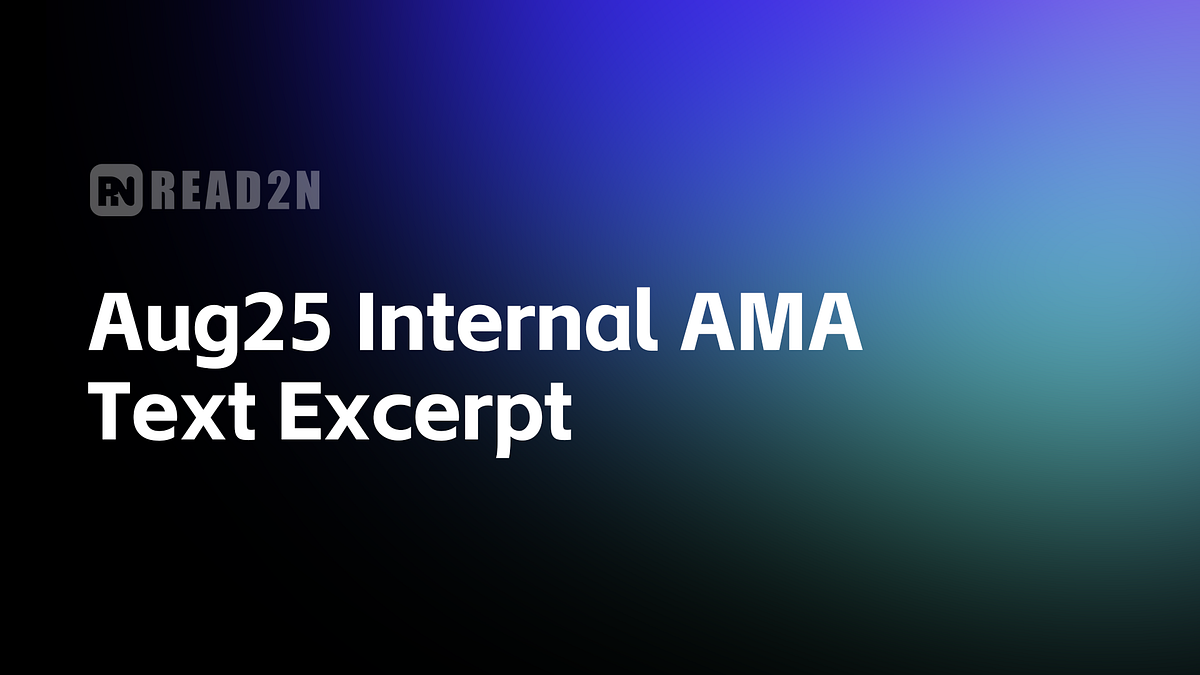Aug25 Internal AMA Text Excerpt. I. Why perform a brand upgrade at this… | by Metale Protocol ...