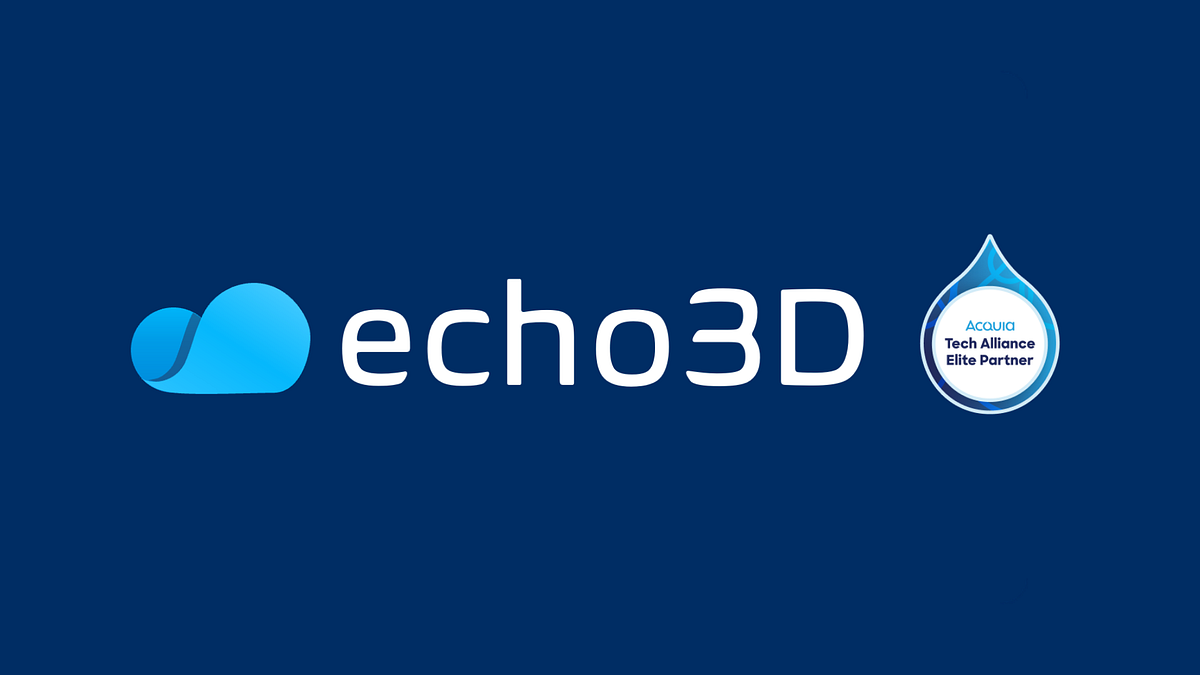 echo3D is an official Acquia Tech Alliance Elite Partner | by echo3D | echo3D | Jan, 2025 | Medium