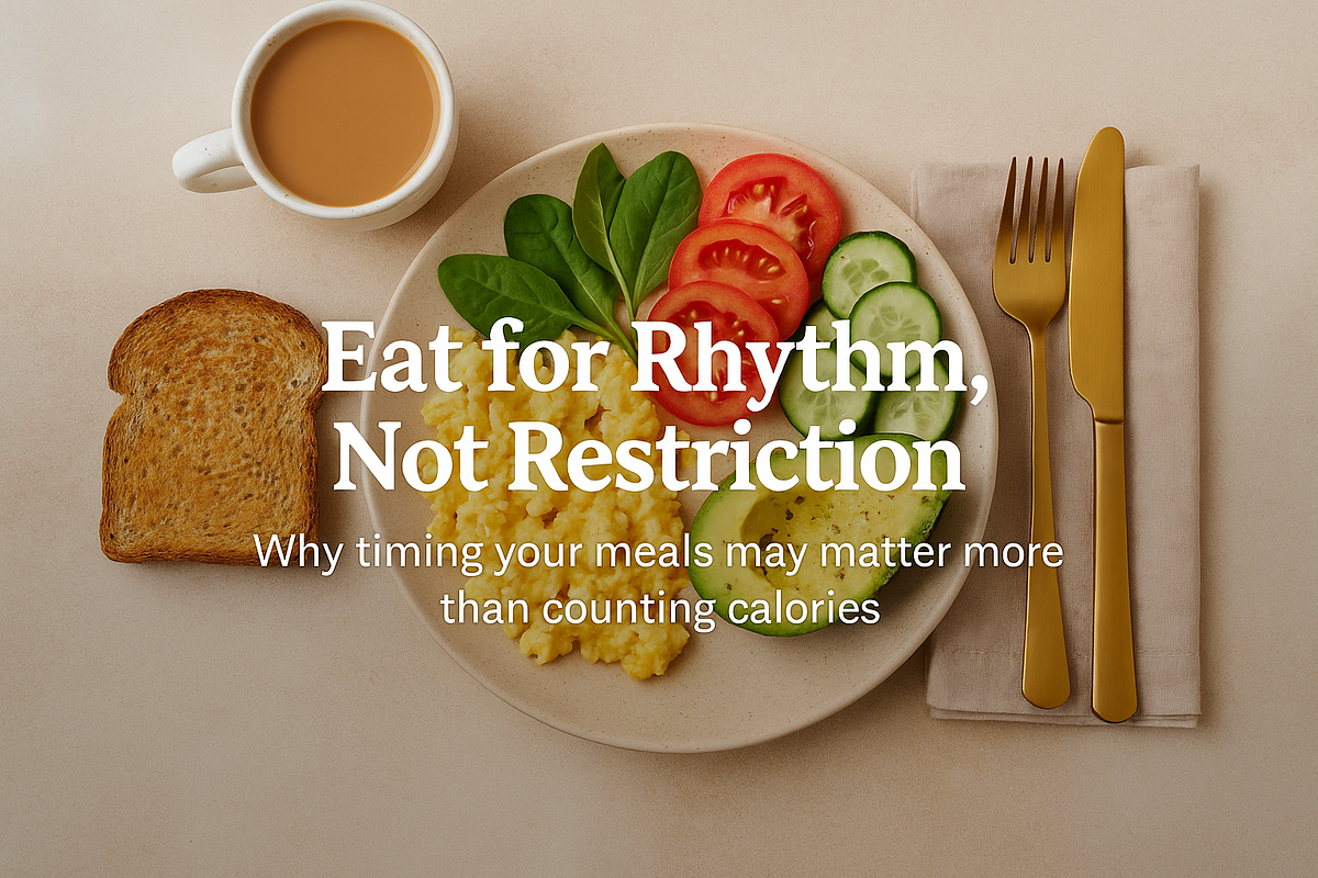 Eat for Rhythm, Not Restriction. Why timing your meals may matter more ...
