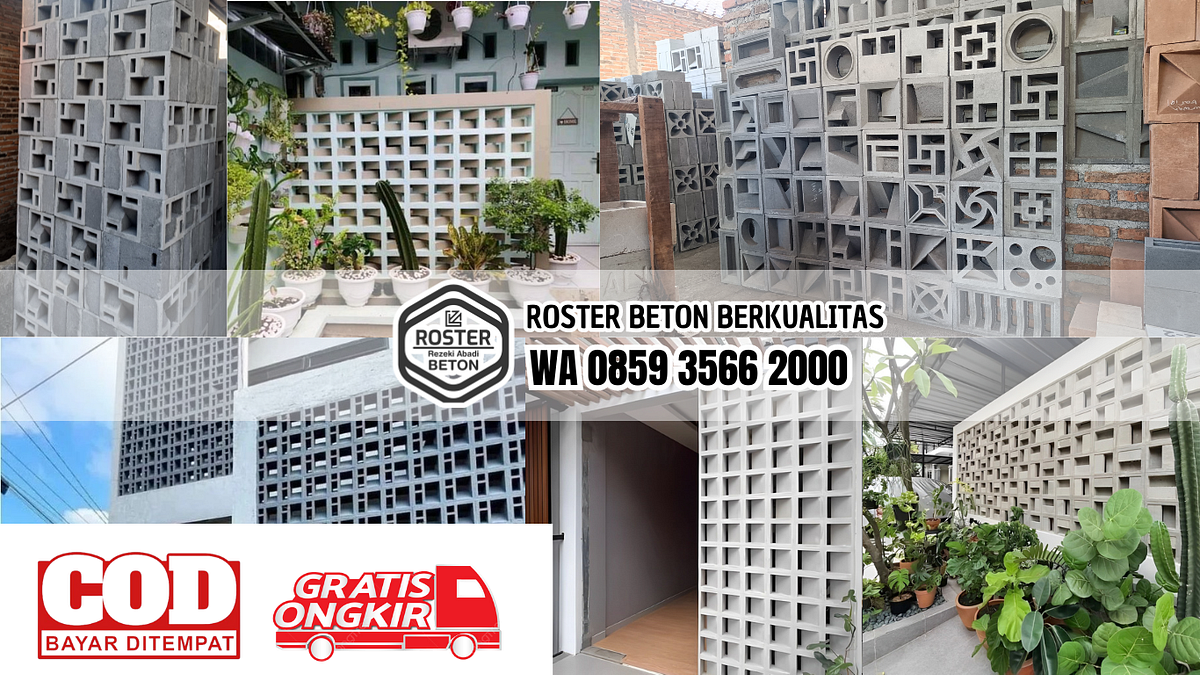Jual Roster Beton Pagar Minimalis di Wongsorejo Banyuwangi Jawa Timur ...