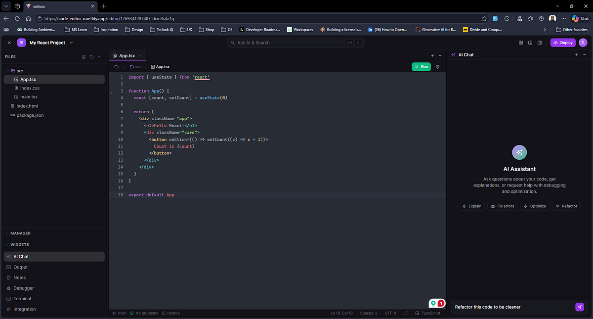 Building a Modern Browser-Based Code Editor | by Kelvin Kiprop | Jan, 2026 | Stackademic