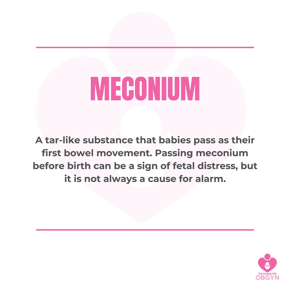 What is Meconium?. Meconium is a unique and fascinating… | by Dr Fei ...