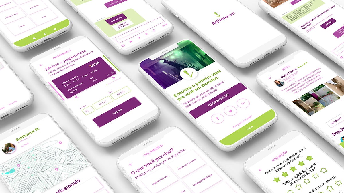 Projeto de UX: Reforme-se!. O problema recorrente de se encontrar… | by Kaio Cezar | Medium