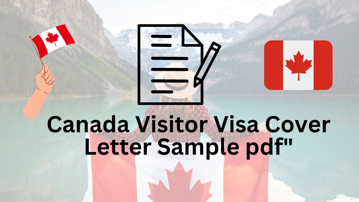 Canada Visitor Visa Cover Letter Sample pdf | by Bangali Jokers | Jan ...