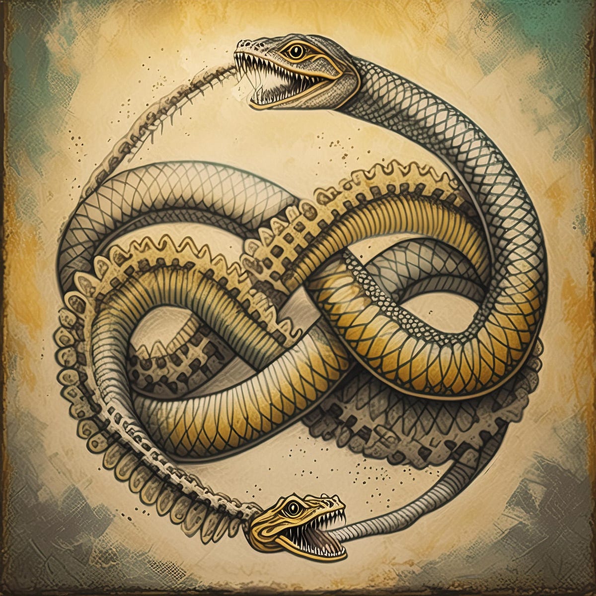 The Serpent’s Embrace. Ambition’s fire burns within my veins… | by ...