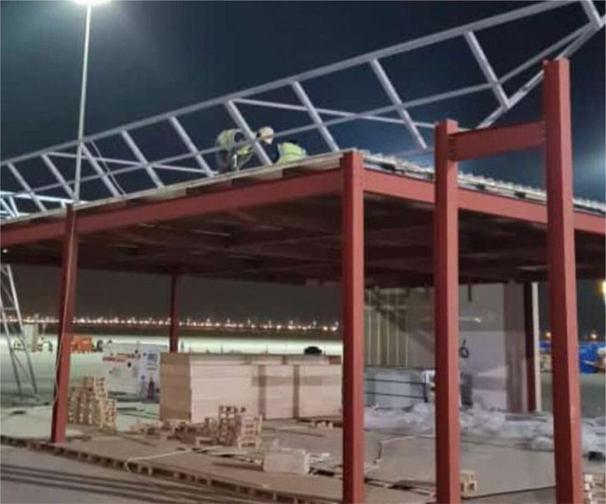 Stages & Back Door work in Dubai | Metal and Steel | Brisk BTS | by ...