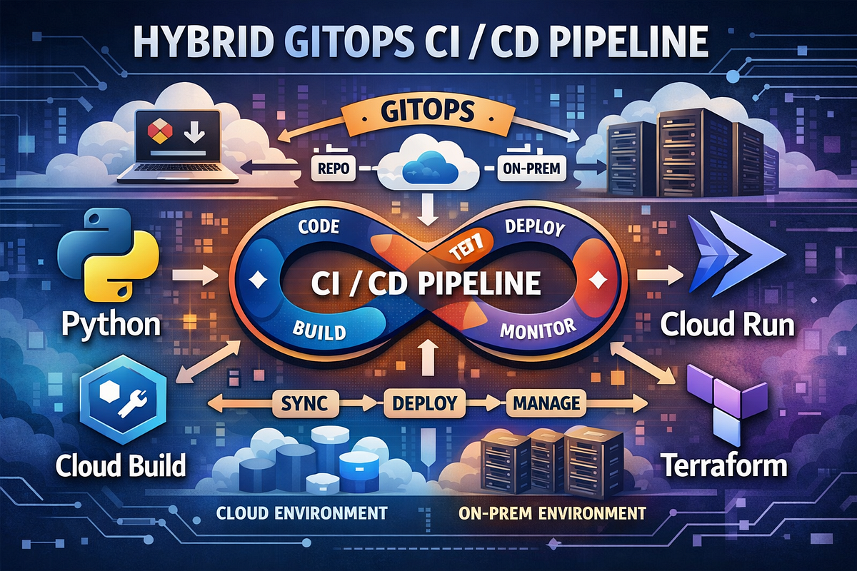 Supercharging Google Cloud Deployments: A Hybrid GitOps CI/CD Pipeline for Windows | by Mark W ...