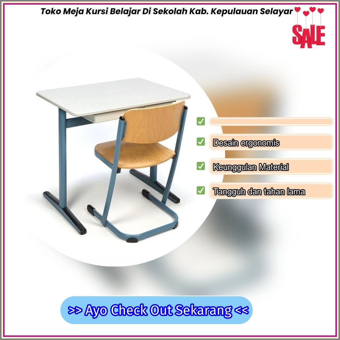Toko Meja Kursi Belajar Di Sekolah Kab Kepulauan Selayar - Sekolahmejabelajar - Medium
