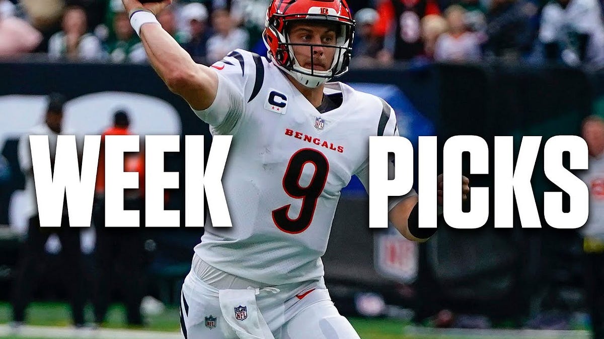 NFL Week 9 Picks. You heard it here first, folks — a lot… | by Judson ...