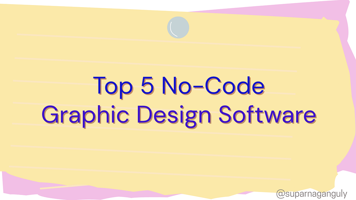 Top 5 No-Code Graphic Design Software | by Suparna Ganguly | Medium
