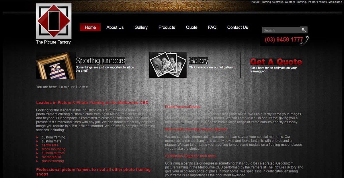 The Picture Factory. Established 1994 Professional Picture… | by The ...
